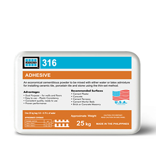 316 Cementitious Adhesive – Multi-Rich